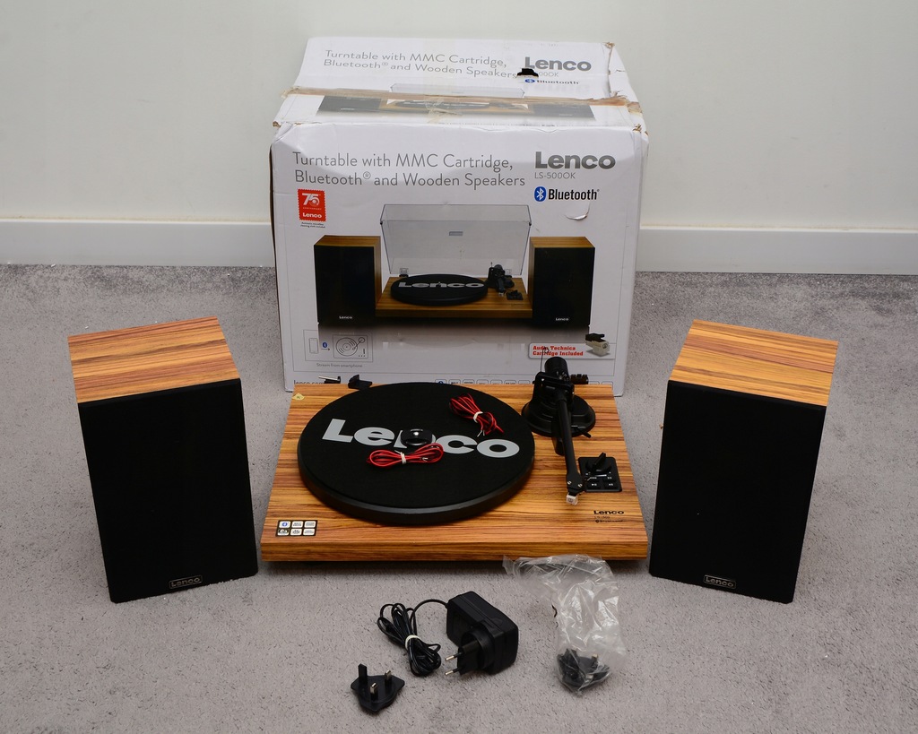 Gramofon Lenco LS-500 z wbudowanym wzmacniaczem - 12080337563 ...