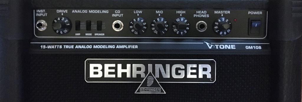 BEHRINGER V-TONE GM108 COMBO WZMACNIACZ GITAROWY - 12435595710 ... BEHRINGER V-TONE GM108 COMBO WZMACNIACZ GITAROWY - 12435595710 ...