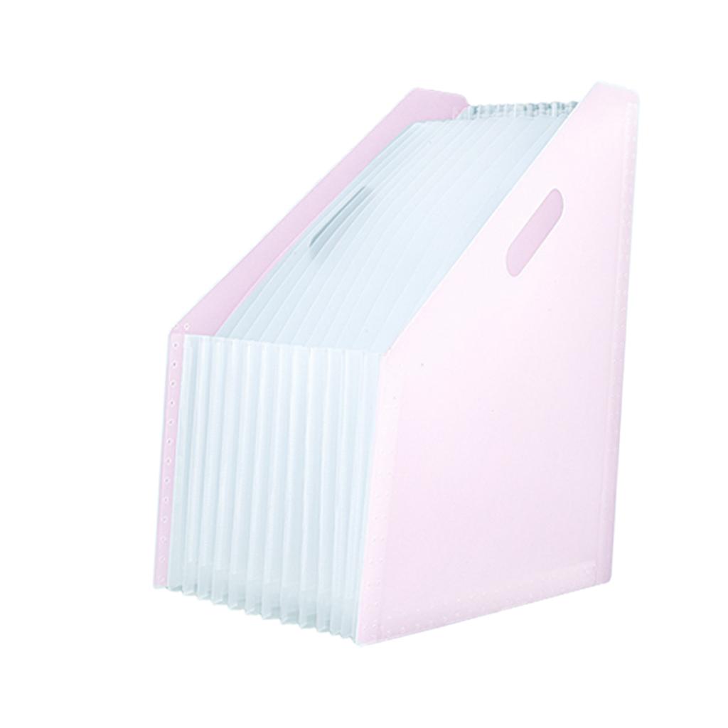 File Organiser A4 File Box Office Organiser Desk A4 File Organizer Pink ...