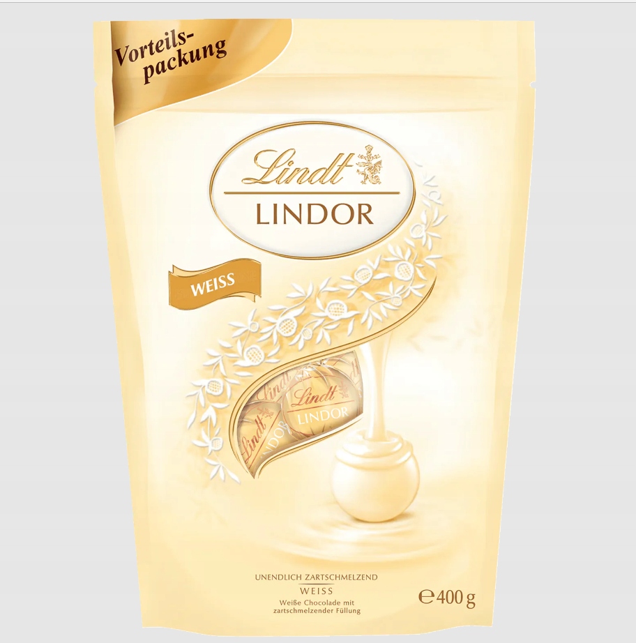 Lindt Lindor Kulki Weiss 400g - 13944379526 - oficjalne archiwum Allegro