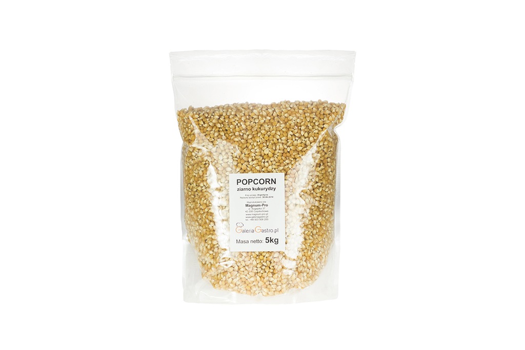 POPCORN ZIARNA KUKURYDZY DO POPCORNU 5kg ZIARNO - 7733016848 ...
