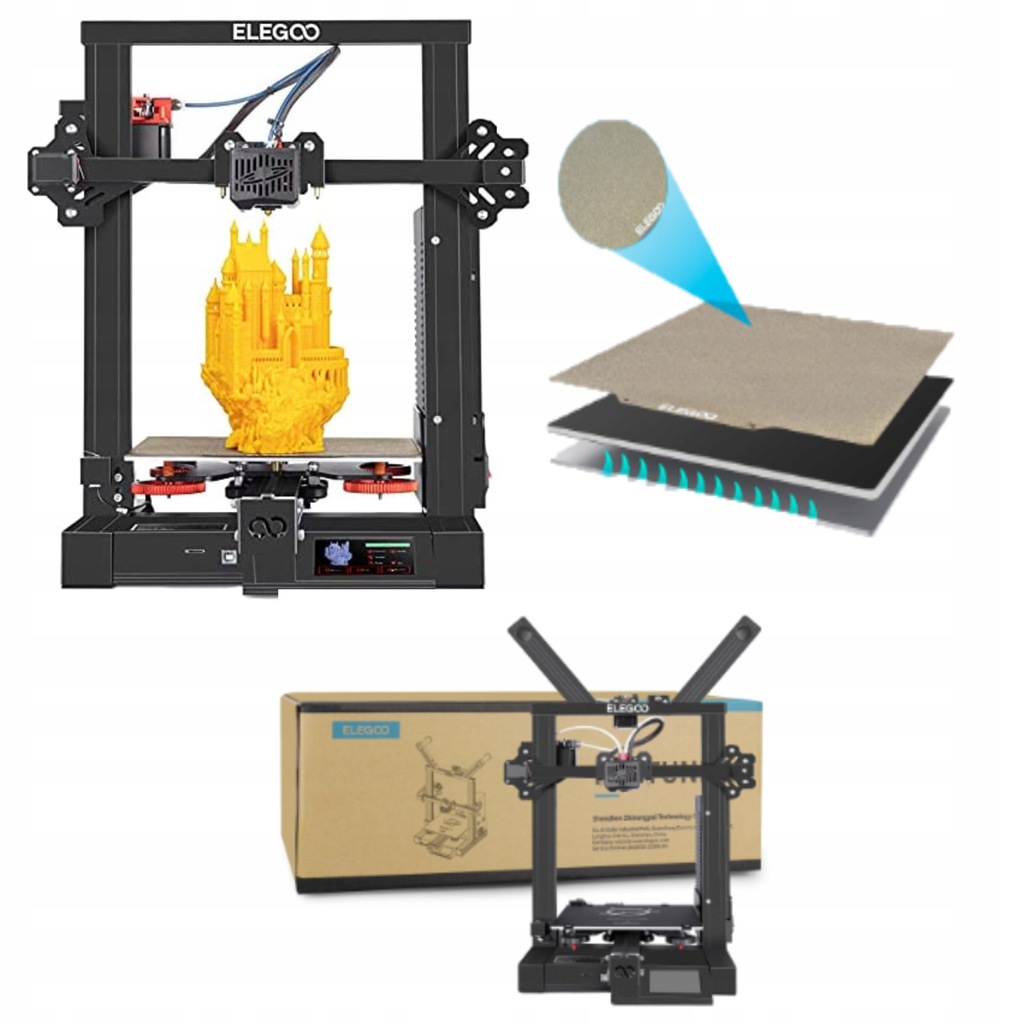 Drukarka 3D Elegoo Neptune 2S - 13070909491 - oficjalne archiwum Allegro
