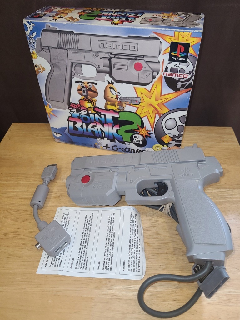 PISTOLET G-CON GUNCON PLAYSTATION 1 ADAPTER BOX - 11197425983 ...