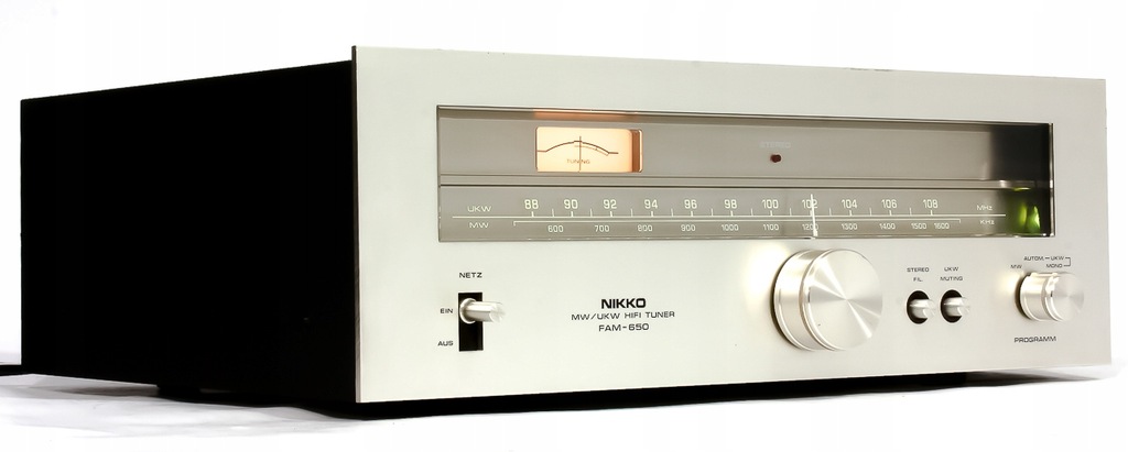 NIKKO FAM-650 PIĘKNY TUNER RADIOWY FM VINTAGE USZK - 12220997572 ...