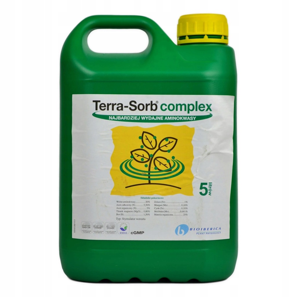 TERRA SORB-COMPLEX 5L DOLISTNY STYMULATOR WZROSTU - 12706267834 ...