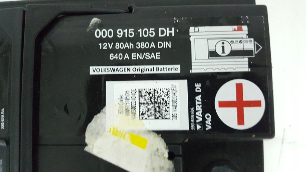Akumulator 000915105DH 12V 80Ah 380A - 7618514694 - oficjalne archiwum ...
