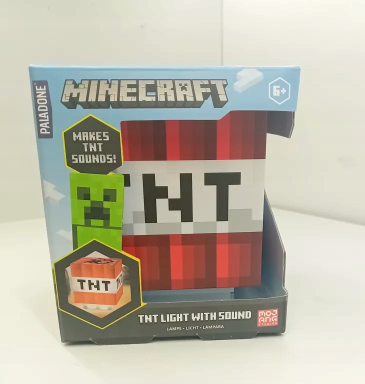 MINECRAFT TNT LIGHT WITH SOUND / LAMPKA MINECRAFT - 14035928394 ...