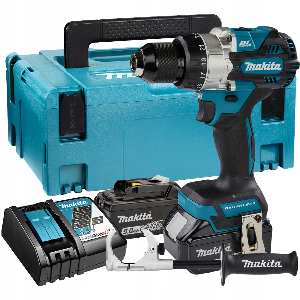 Makita DHP486RTJ Akum. wiertarko-wkrętarka 5Ah - 12374219977 ...