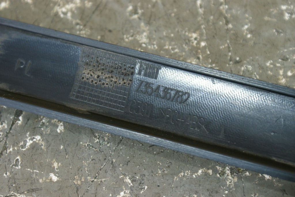 LISTWA DOLNA ZDERZAKA TYŁ FIAT 500 735436782 - 7379849607 - oficjalne ...