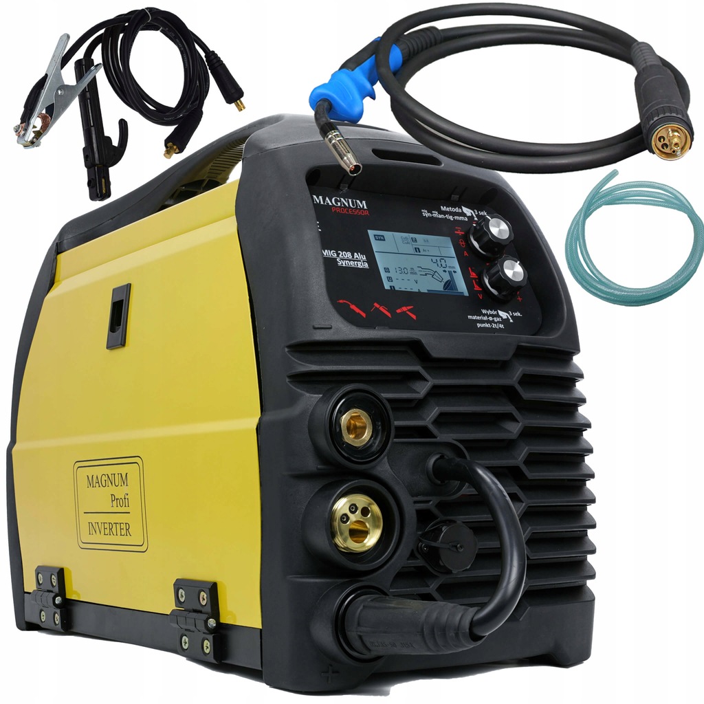 Spawarka Migomat MAGNUM MIG 208 ALU SYNERGIA 230V - 9347299077 - oficjalne archiwum Allegro