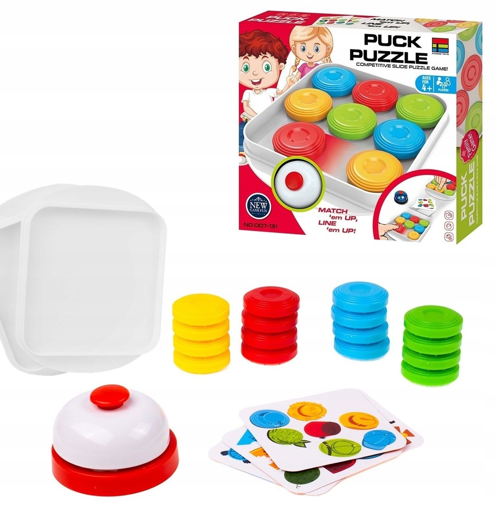 PUCK PUZZLE GRA ZRĘCZNOŚCIOWA KARTY SZYBKIE KRĄŻKI - 11571783264 ...