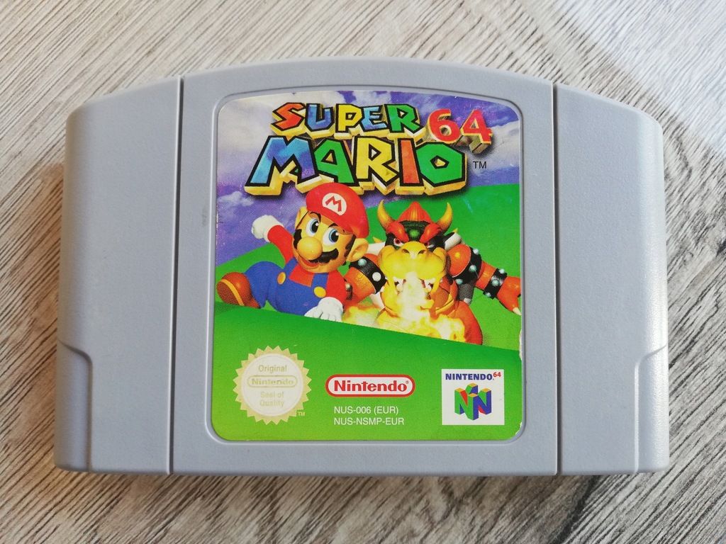 SUPER MARIO 64 !!! N64 Nintendo 64 - 12141810368 - oficjalne archiwum ...