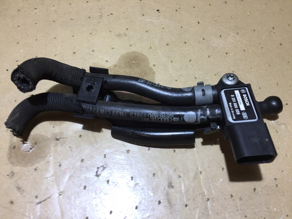 AUDI VW SKODA CZUJNIK CIŚNIENIA SPALIN 0281006005 - 12844261059 ...