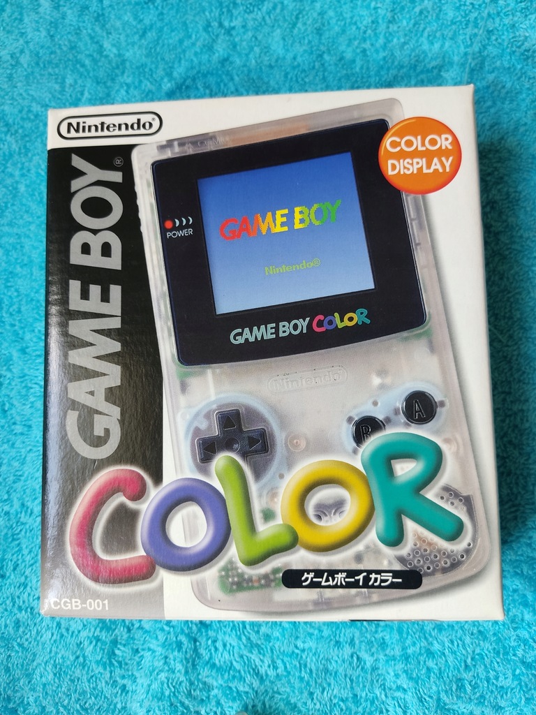 Nintendo Game Boy Color Clear+box+instrukcja - 12912621424 - oficjalne ...