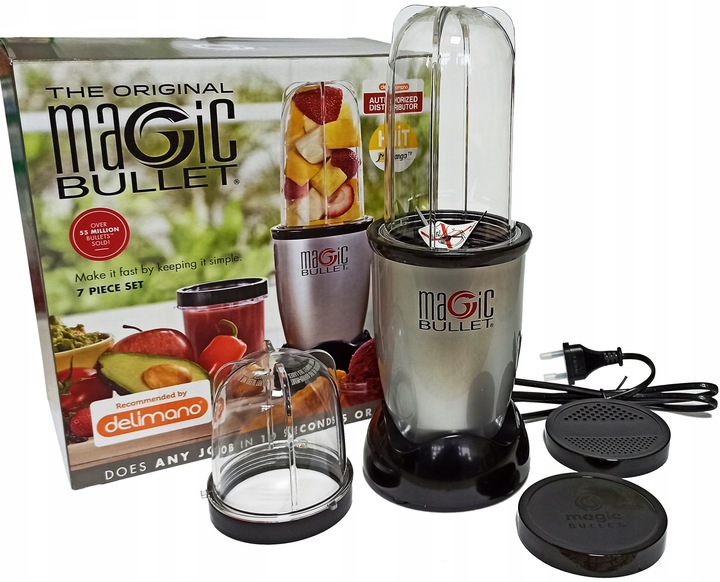 Blender kielichowy MAGIC BULLET 200W srebrnoczarny - 10975340467 ...