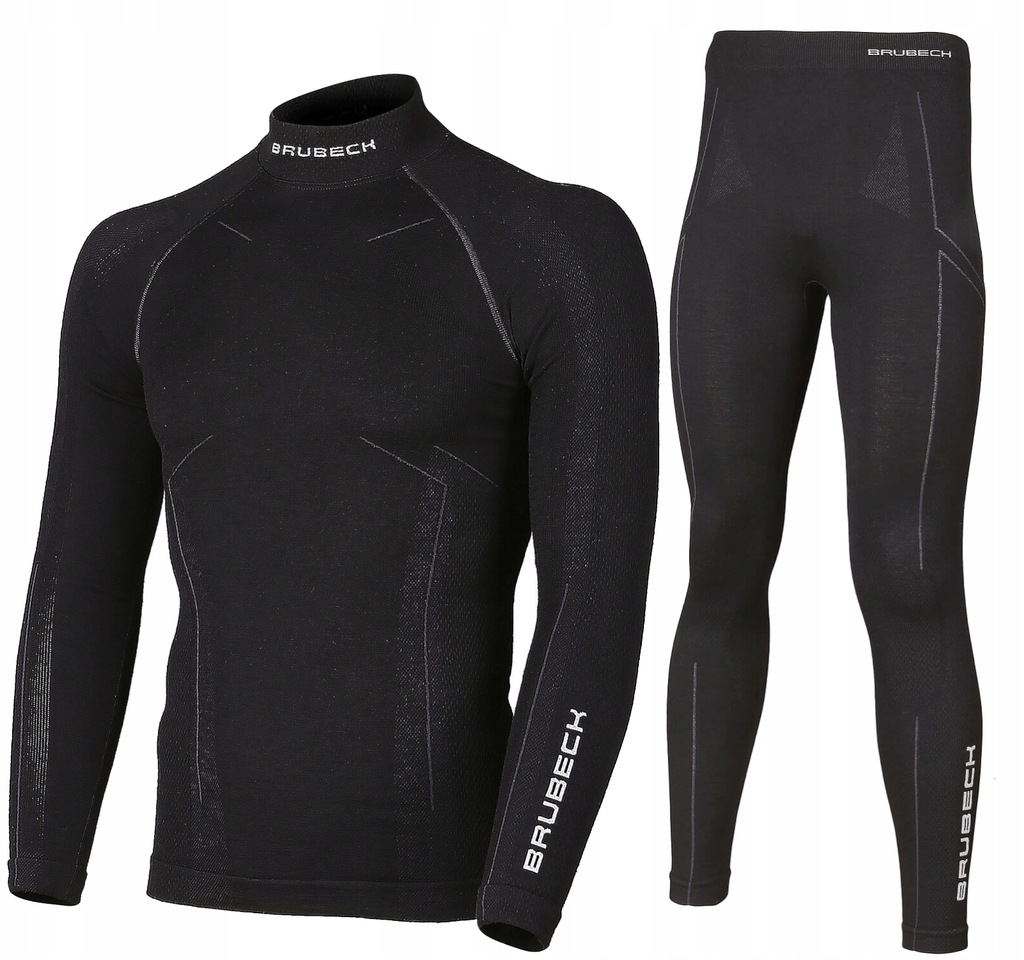 BIELIZNA TERMOAKTYWNA BRUBECK ZESTAW MĘSKI EXTREME WOOL WEŁNA MERINO ...