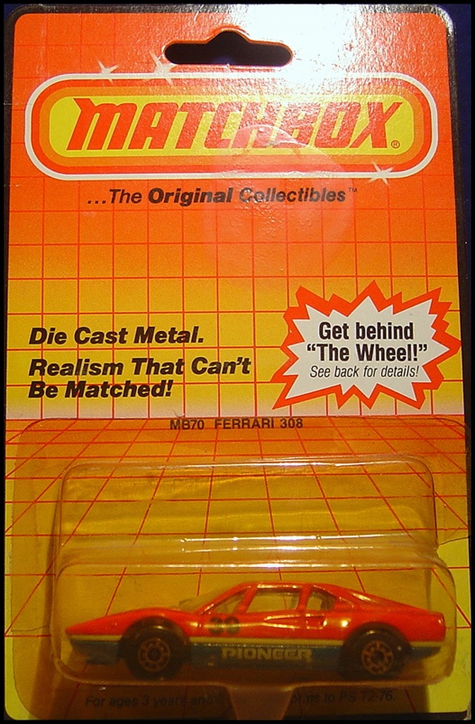 Matchbox Ferrari 308 GTB Pioneer SF 70 - 12905044714 - oficjalne ...