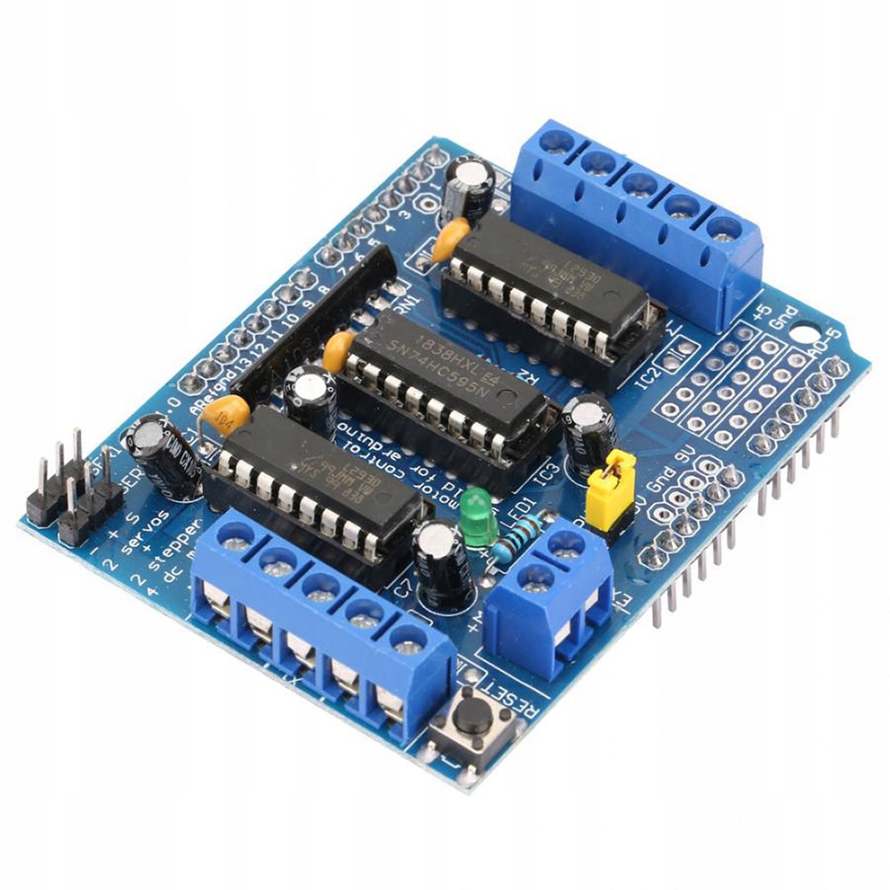 Sterownik silnika Motor Shield L293D Arduino PL - 7006398053 - oficjalne archiwum Allegro