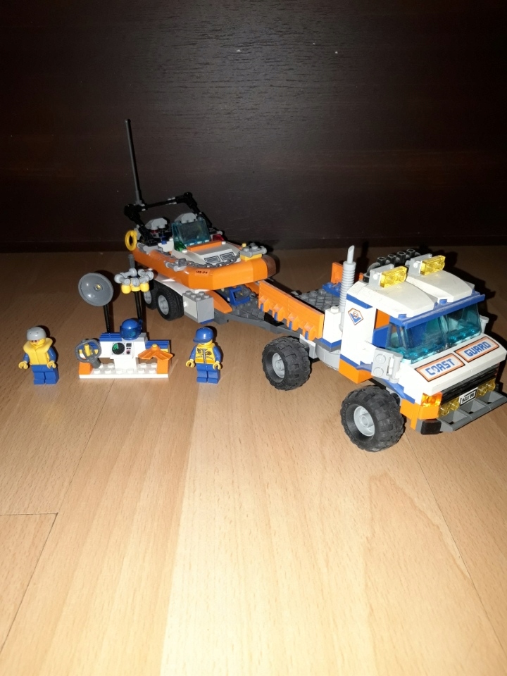 Lego City 7726 - Coast Guard Truck with Speed Boat - 11435532609 ...