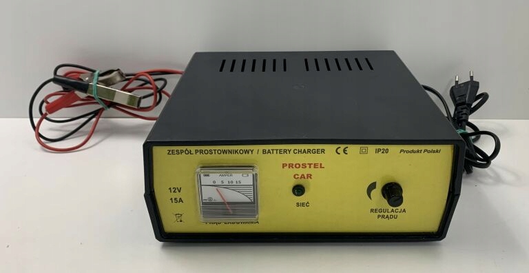 PROSTOWNIK 15A 12V PROSTEL CAR POLSKI Z REGULACJĄ - 11859192397 - oficjalne archiwum Allegro