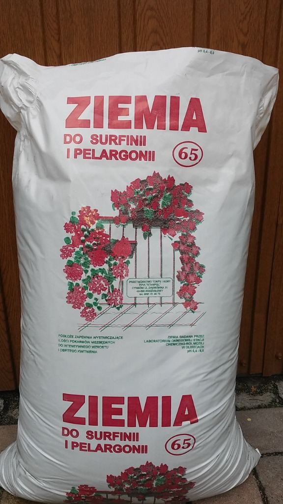 ZIEMIA DO SURFINII I PELARGONII 65L 1 SZT. STANPOL - 12144521165 - oficjalne archiwum Allegro
