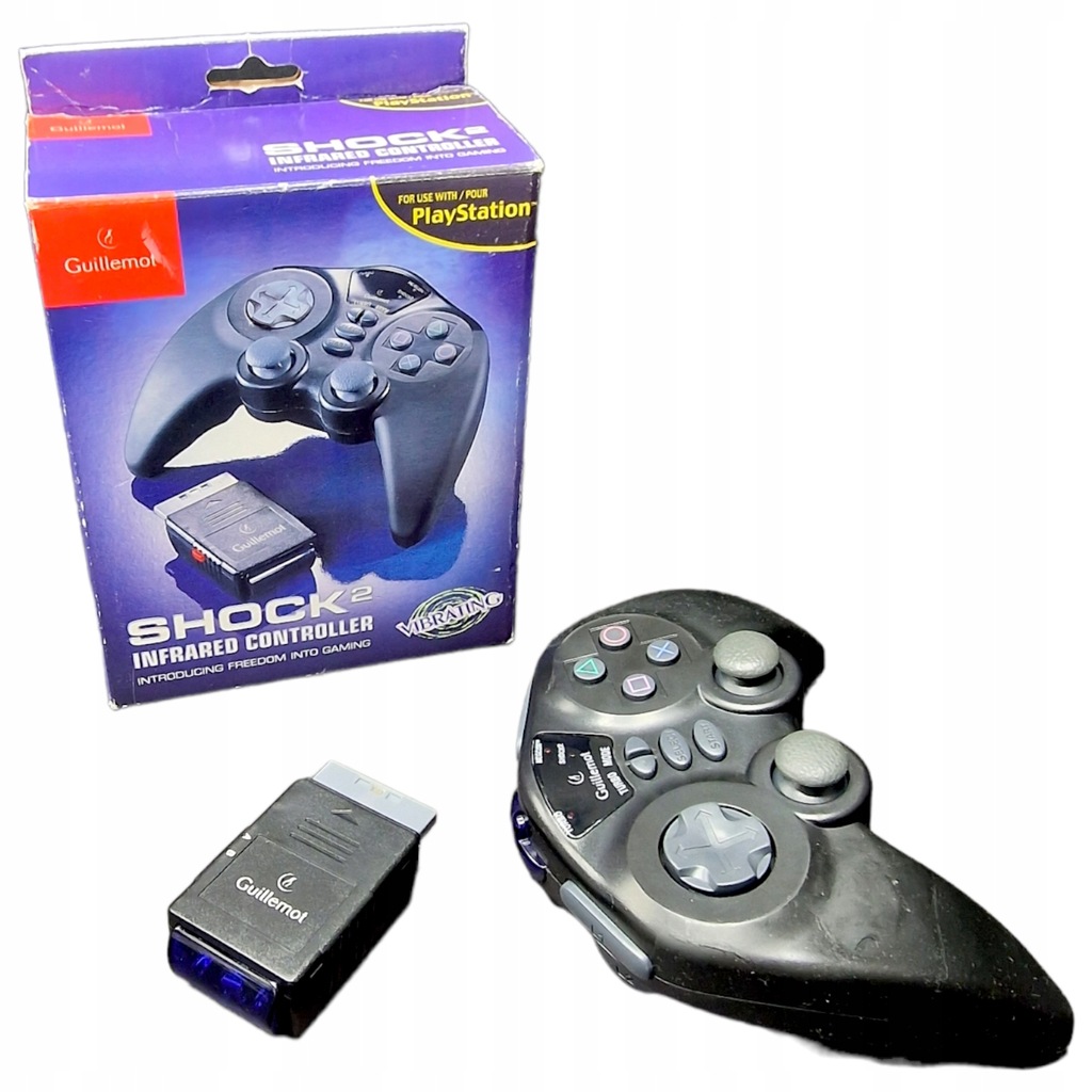 Pad bezprzewodowy PlayStation Shock 2 PS1 PS2 PSX - 13103151583 ...