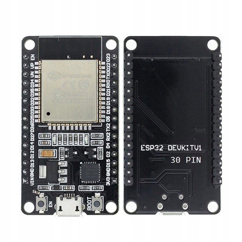 Moduł ESP32 DevKit V1 30 PIN ESP WROOM32 CP2102 - 14445699671 ...
