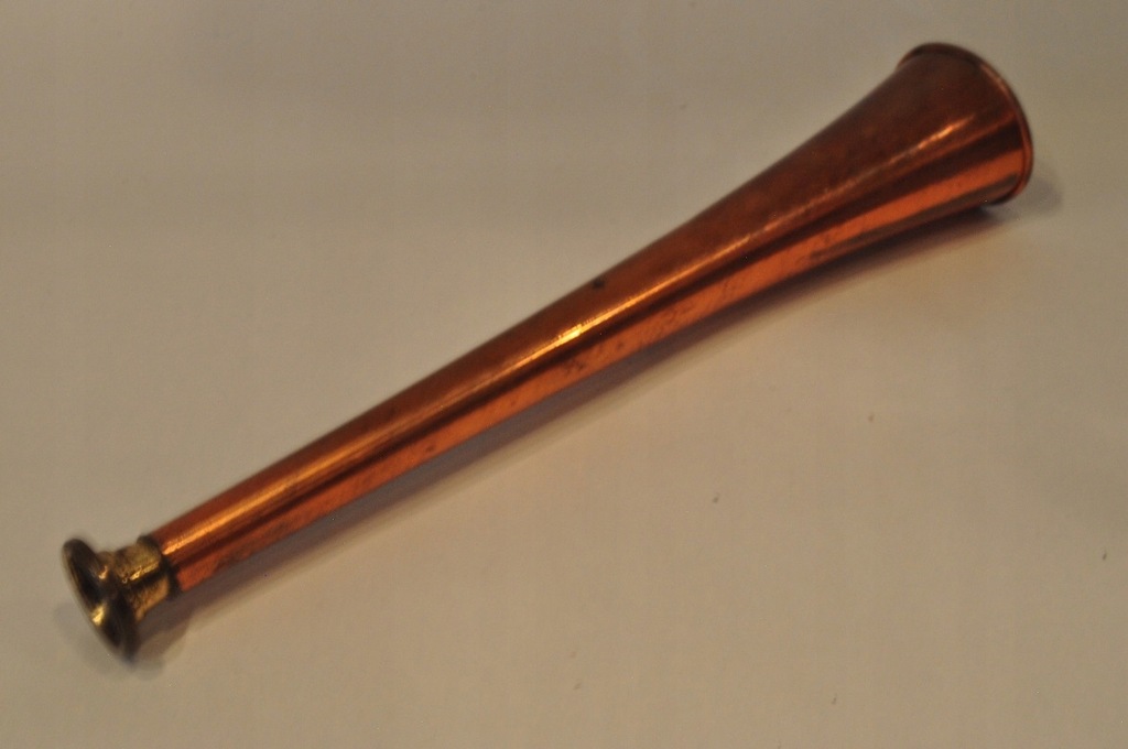 MIEDZIANA TRĄBKA DO UCHA - APARAT SŁUCHOWY /8593 - 12745861070 ...