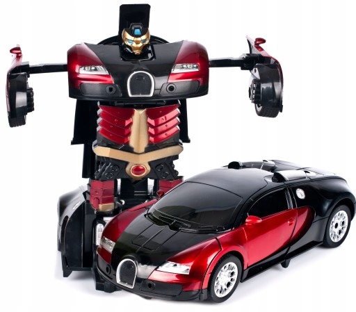 AUTO TRANSFORMER ROBOT BOT STEROWANY BUGATTI 1:12 - 8739481286 ...