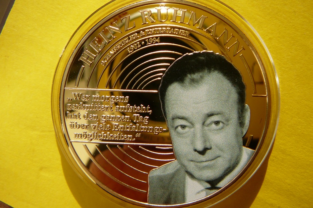 HEINZ RUHMANN NIEMIECKI AKTOR ORZEŁ OLBRZYM ZŁOTO - 13012482014 ...