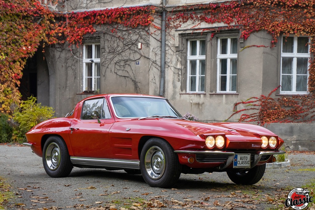 Chevrolet Corvette C2 coupe 1964 silnik 5,4L 300KM - 12882309354 ... Chevrolet Corvette C2 coupe 1964 silnik 5,4L 300KM - 12882309354 ...