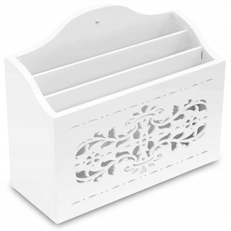 STOJAK NA LISTY RACHUNKI LISTOWNIK ORGANIZER BIAŁY - 8537327905 ...