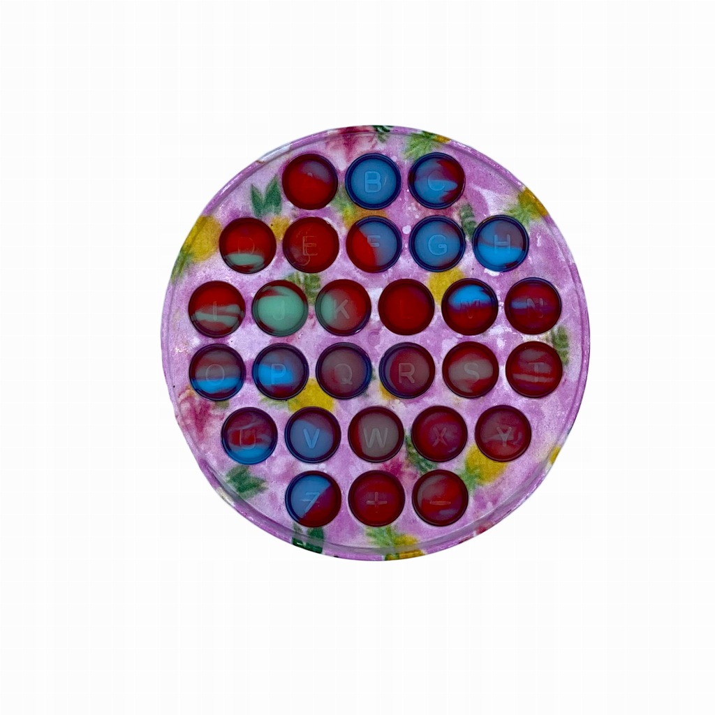 POP IT PUSH BUBBLE TABLICZKA SENSORYCZNA KOŁO - 12677757258 - oficjalne archiwum Allegro