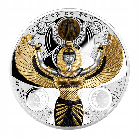 Izyda Bogini Egiptu 2 dolary Niue 2022 2 oz srebro 999 - 14468605432 ...