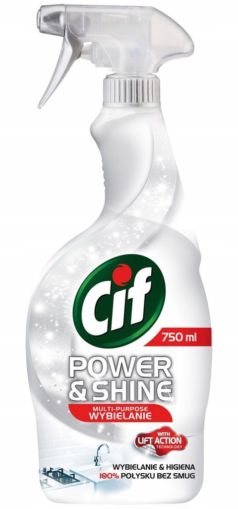 Cif Power Spray do Czyszczenia Łazienki 2 x 750ml - 10126813270 ...