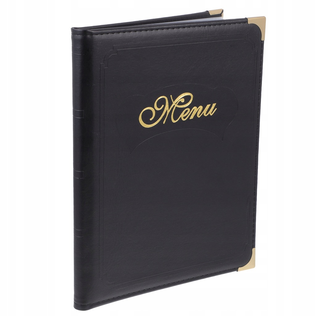 A4 MENU BOOK BLACK BOOKSHELF PRACTICAL MENU - 14920745130 - oficjalne ...
