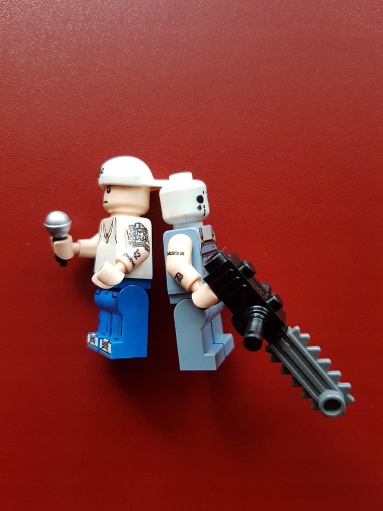 LEGO figurki Eminem i Slim Shady (unikat!) - 9828387924 - oficjalne ...