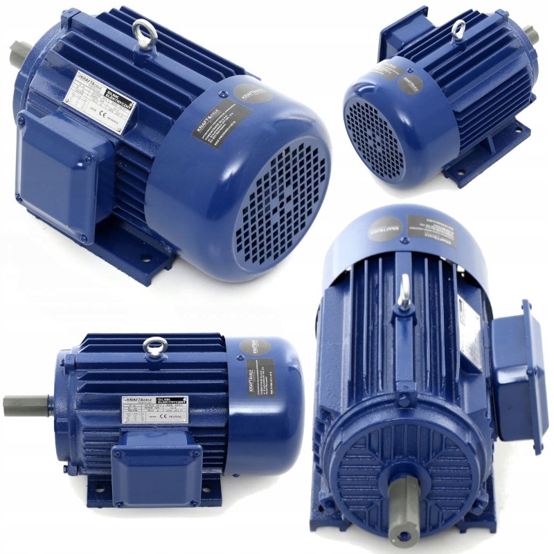 SILNIK ELEKTRYCZNY 3,0KW 380V 2840rpm SOLIDNY wałek 28mm - 17460759306 - oficjalne archiwum Allegro