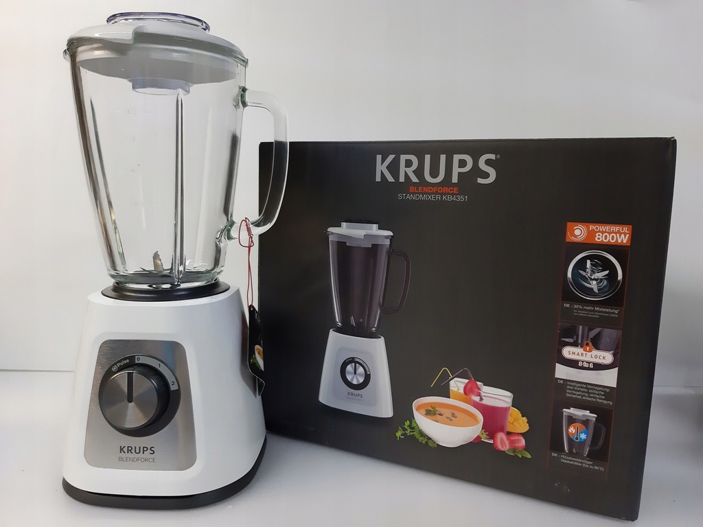 Krups blender kielichowy KB4351 - 8767522937 - oficjalne archiwum Allegro