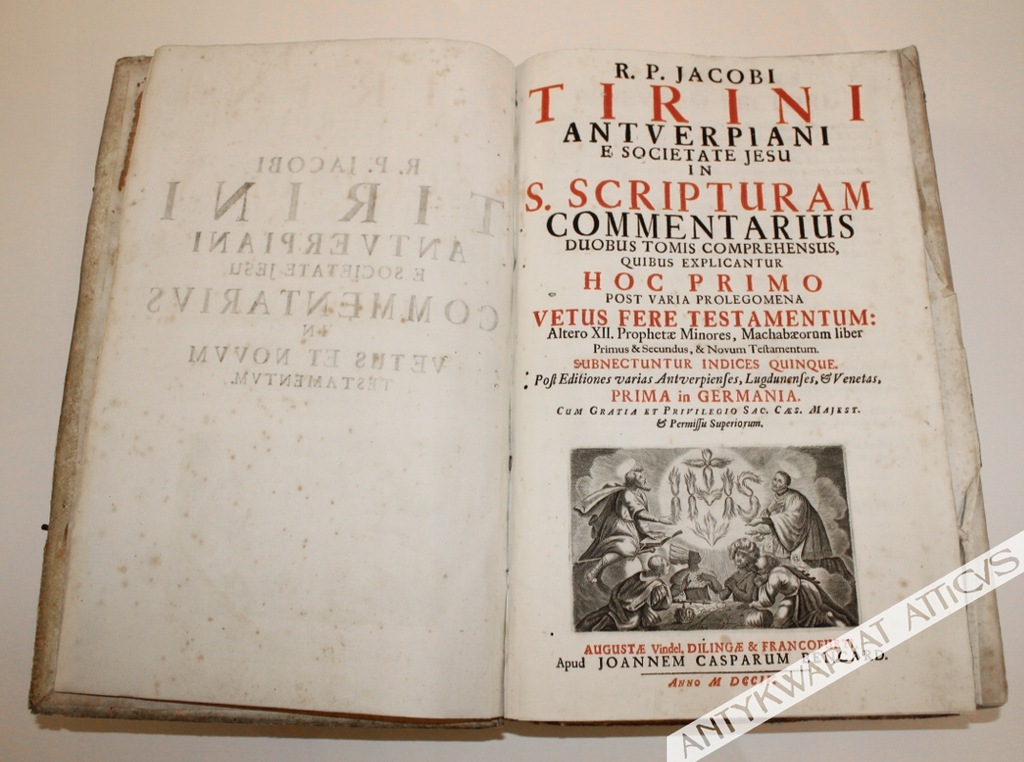 Jacobus TIRINUS Commentarius in Sacram Scripturam - 10721340573 ...