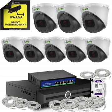Zestaw 5Mpx 8 x TC-C35SS + Rejestrator TC-R3120 - 9090261966 ...