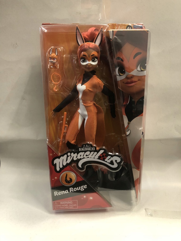 Ruda Kitka Miraculum Rena Rouge lalka akcesoria - 12852532594 ...