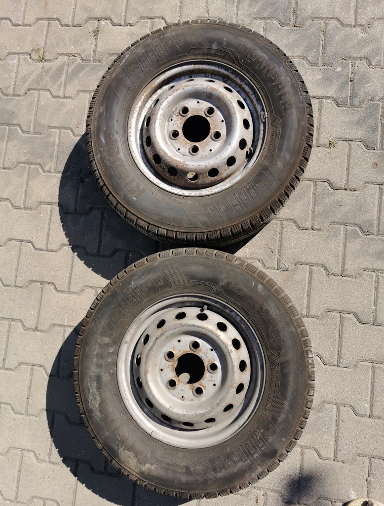 2x OPONY ZIMOWE KLEBER 225/70R15C TRANSALP 2 - 12484949905 - oficjalne archiwum Allegro