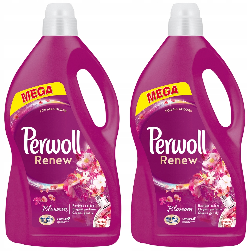 Perwoll Renew Blossom Płyn do prania 136pr 2x3,74l - 13373379399 ...