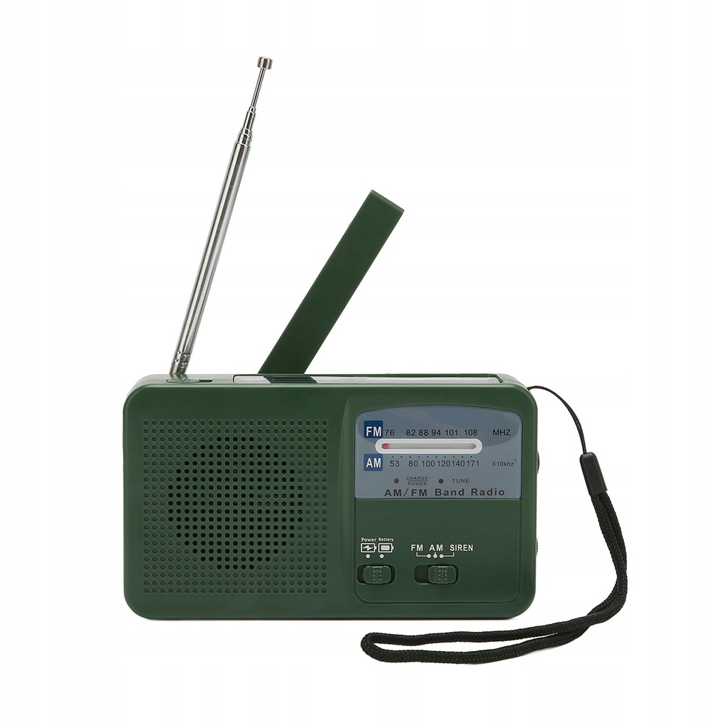 Radio Solarne z korbą ręczną Wielofunkcyjne radio - 12790122303 ...