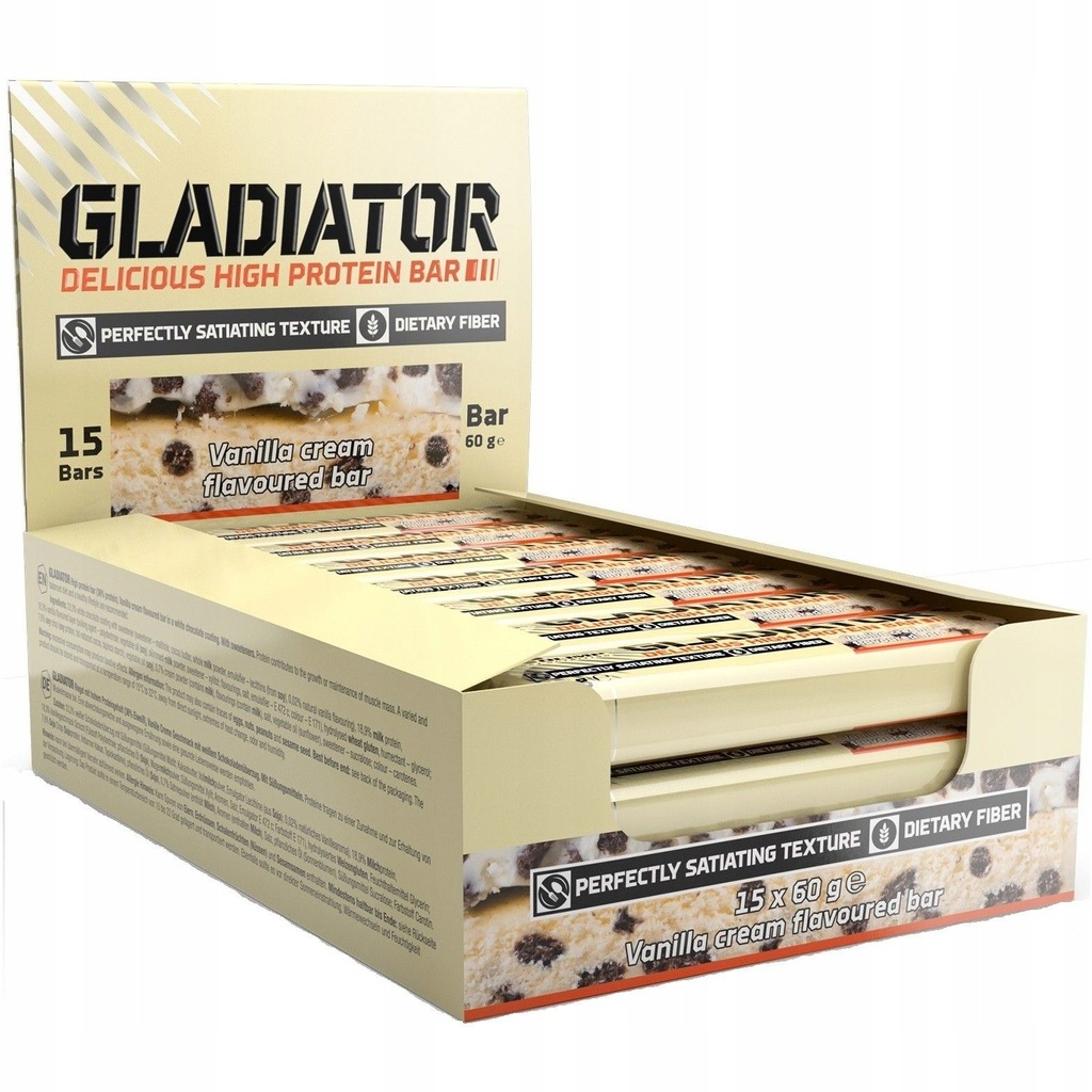 OLIMP GLADIATOR 15x 60g BATON BIAŁKOWY PROTEINOWY - 8085911168 ...