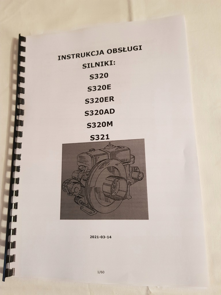 Instrukcja obsługi silniki S320 S320ER S320AD S321 - 12731852356 ...