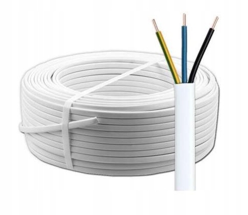 Przewód kabel instalacyjny, elektryczny płaski YDYp 3x2,5 mm2 - 14619230912 - oficjalne archiwum ...