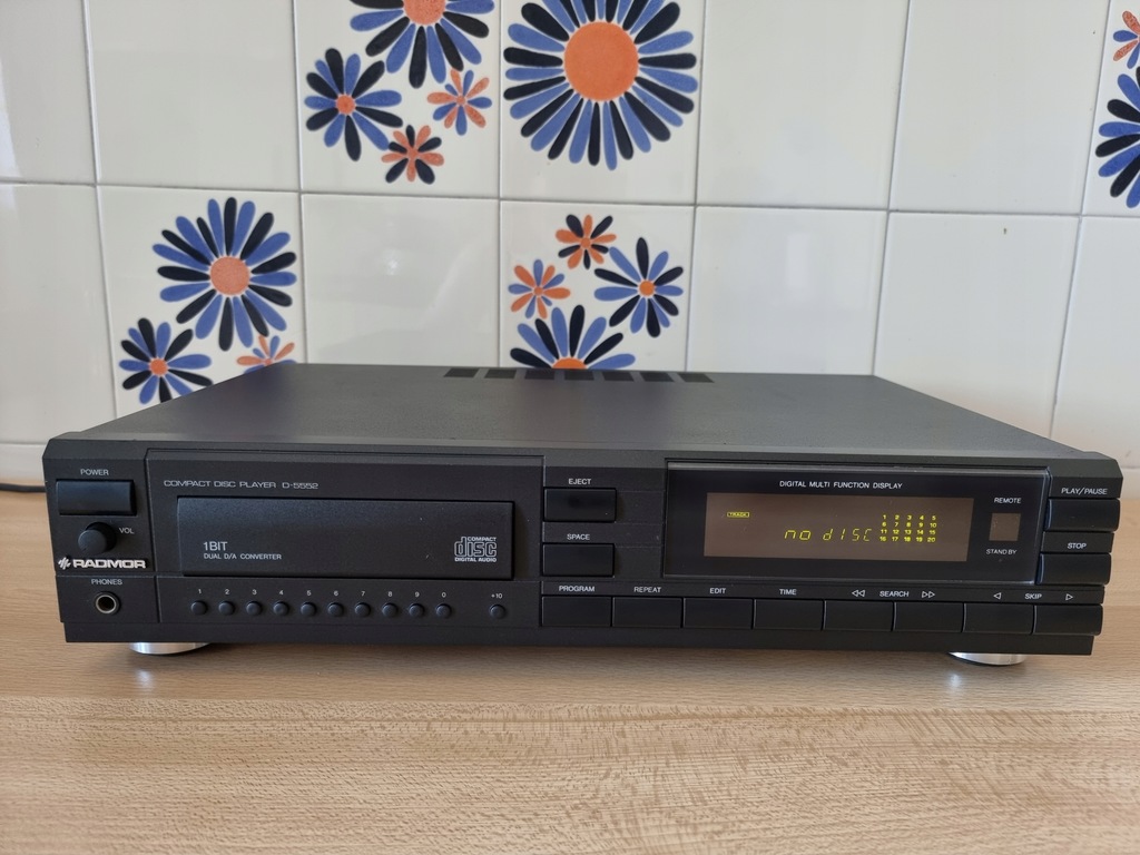 + RADMOR D-5552 RZADKI ODTWARZACZ CD STAN BDB + - 12749257895 ...