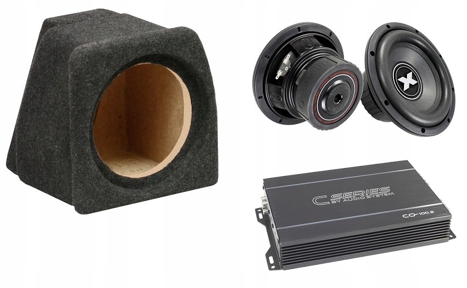 VW Sharan 2 obudowa + subwoofer 8'' + wzmacniacz - 9626344508 ...